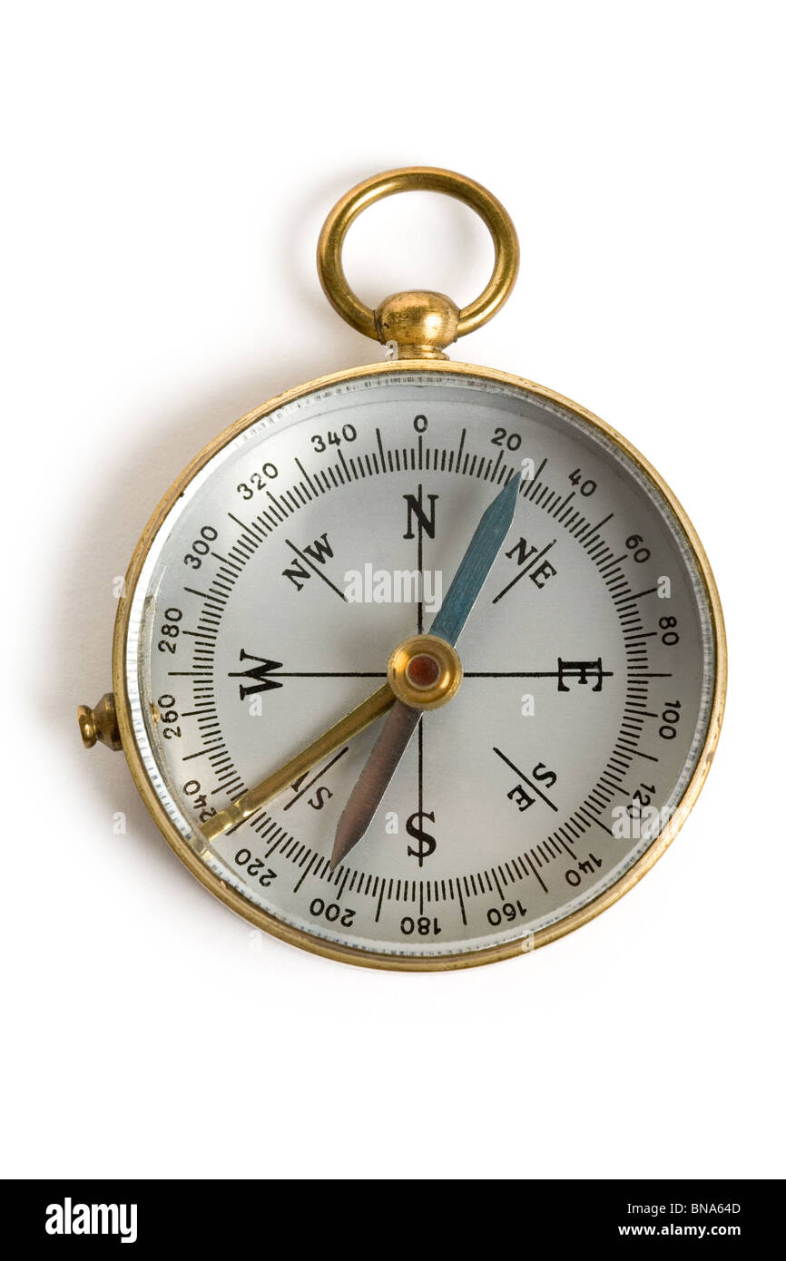 Old compass close up shot Cut Out Stock Images & Pictures - Alamy