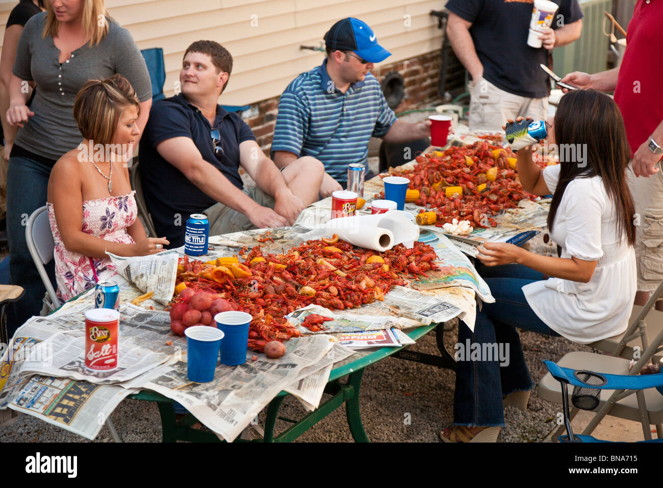 Crawfish boil hi-res stock photography and images - Alamy