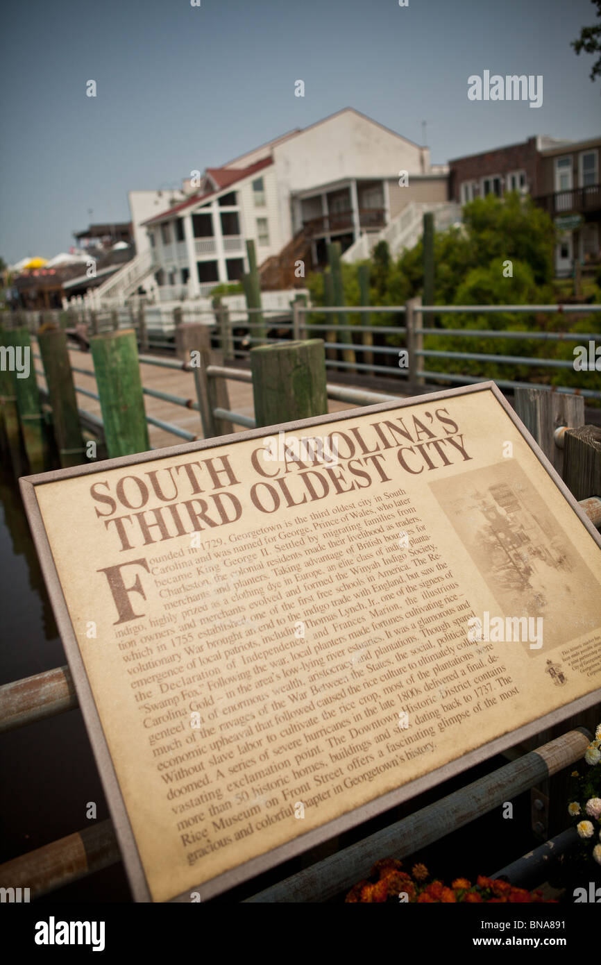 Historic georgetown sign hi-res stock photography and images - Alamy