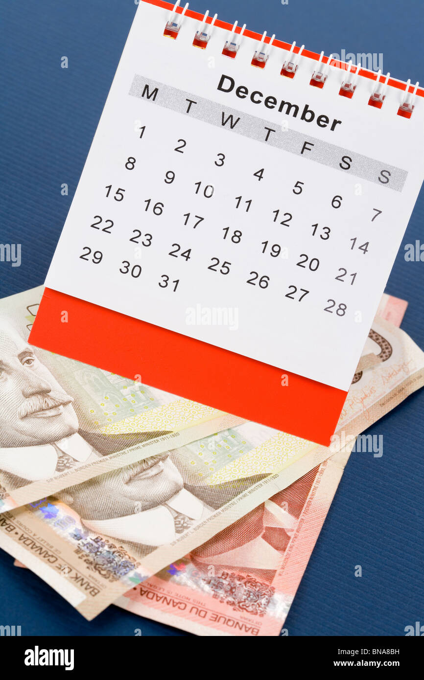 Canadian calendar hi-res stock photography and images - Alamy