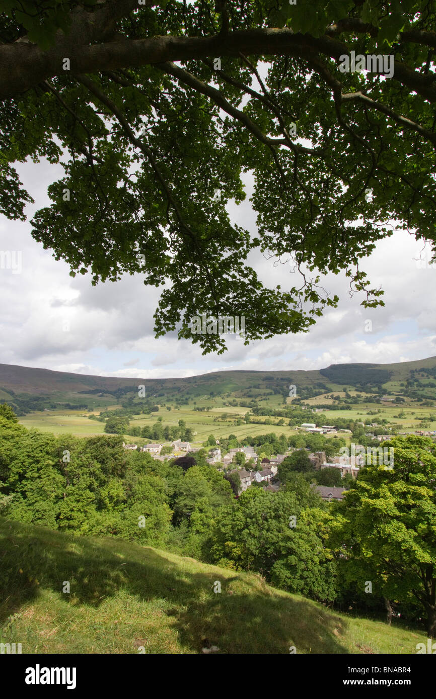 Castleton Derbyshire peak district national park small village england ...