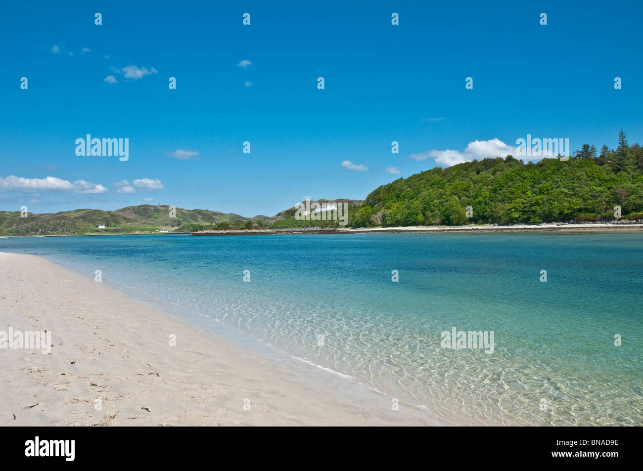 River Morar and Morar Sands nr Mallaig Highland Scotland Stock Photo ...