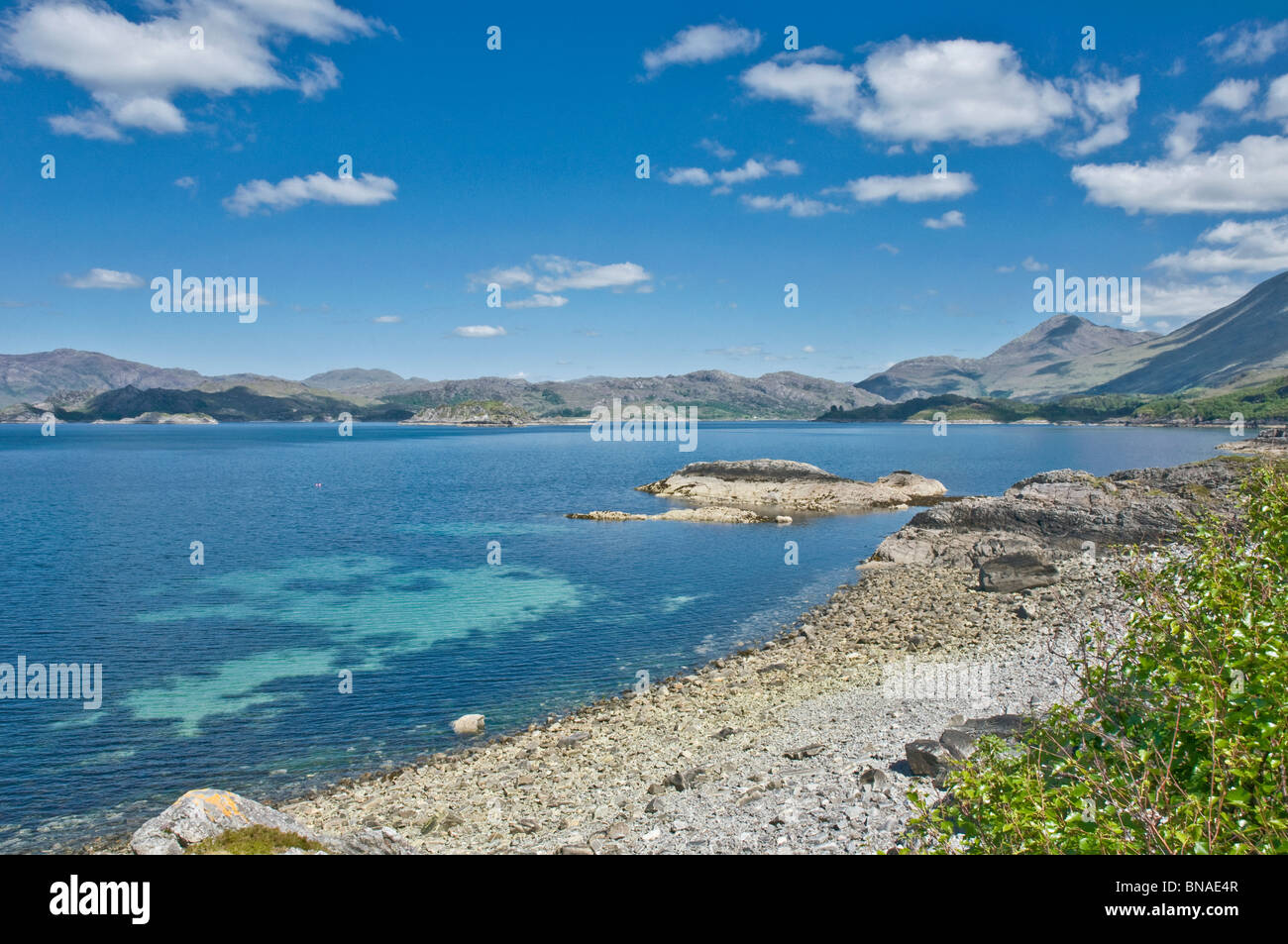 Loch Ailort Roshven Highland Scotland Stock Photo - Alamy