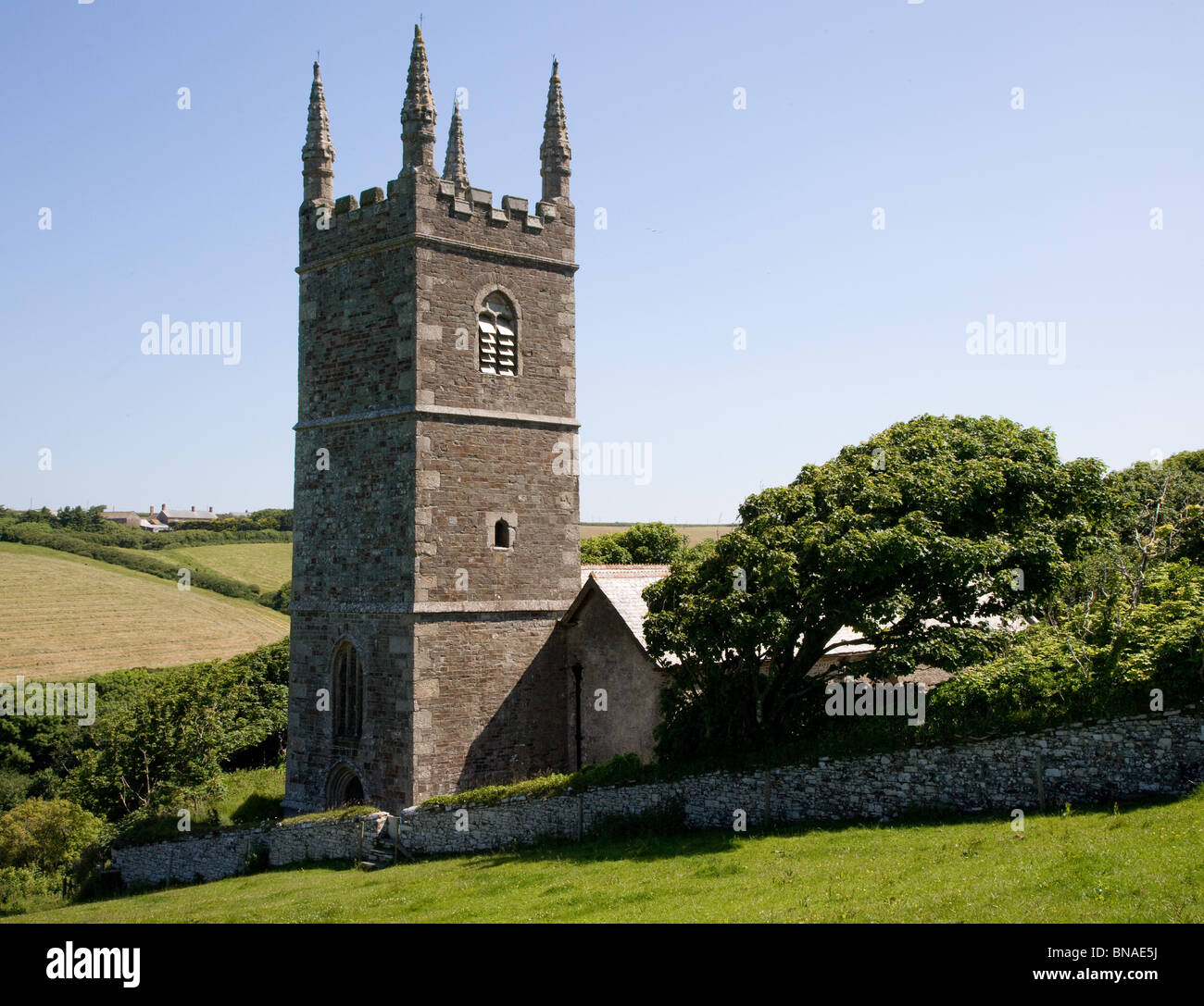 Church of Morwenna and St John the Baptist at Morwenstow on the North ...