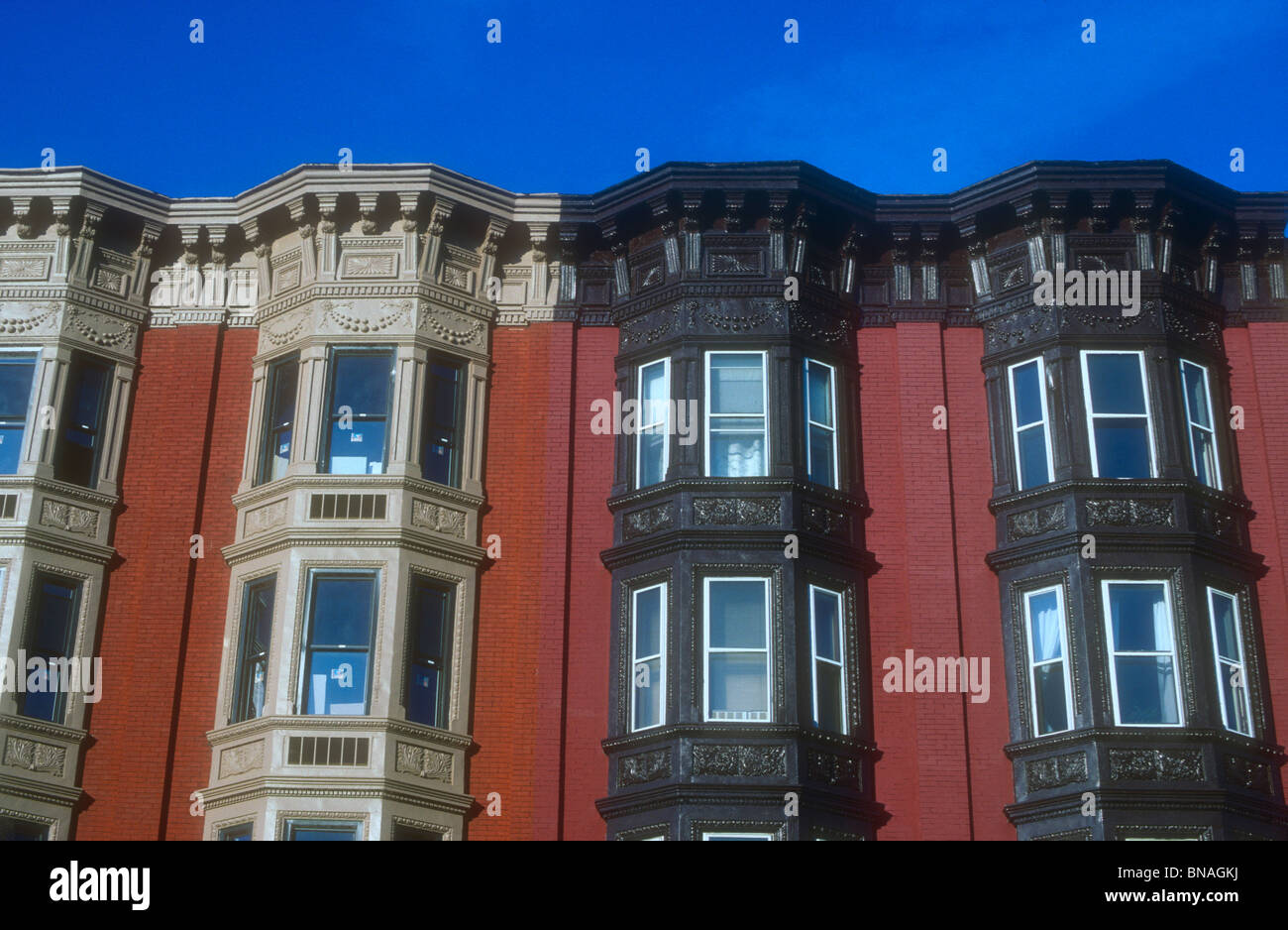 Row houses in New York City Stock Photo - Alamy