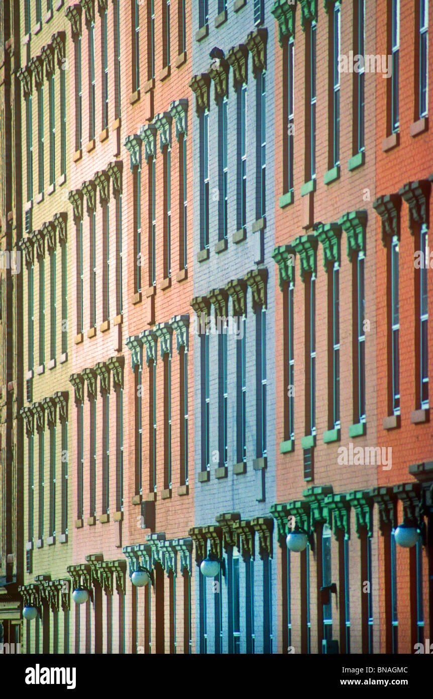 Row houses in New York City Stock Photo - Alamy