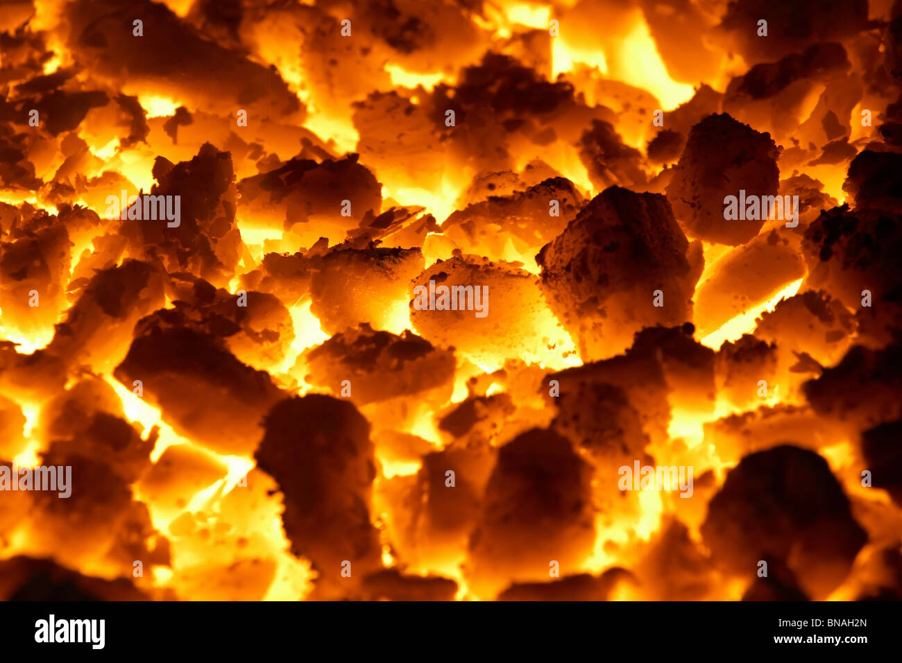 glowing coals background texture Stock Photo - Alamy