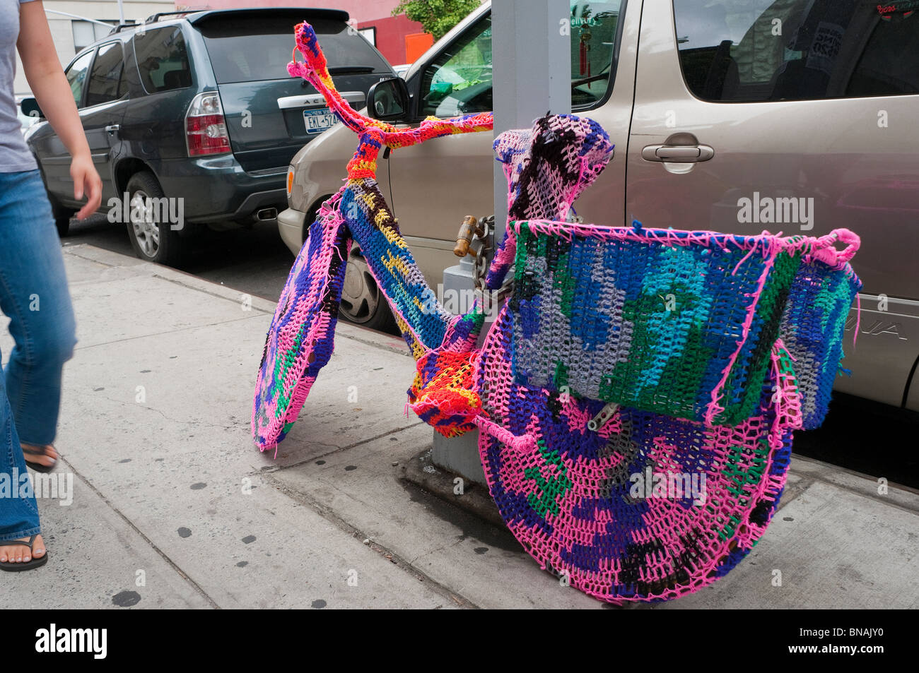 Crocheted bike hi-res stock photography and images - Alamy