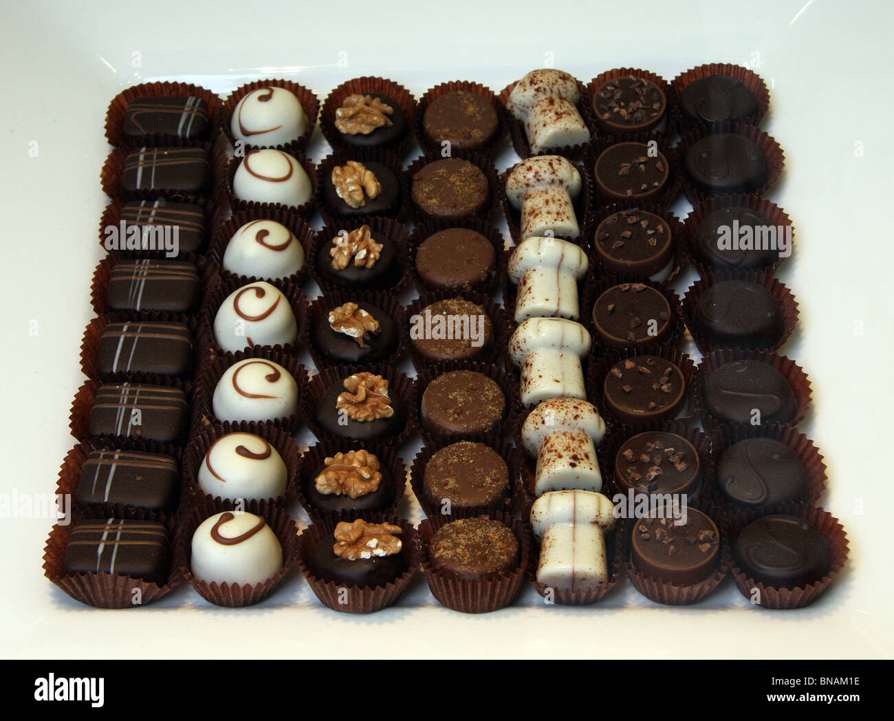 Handmade chocolates display hi-res stock photography and images - Alamy