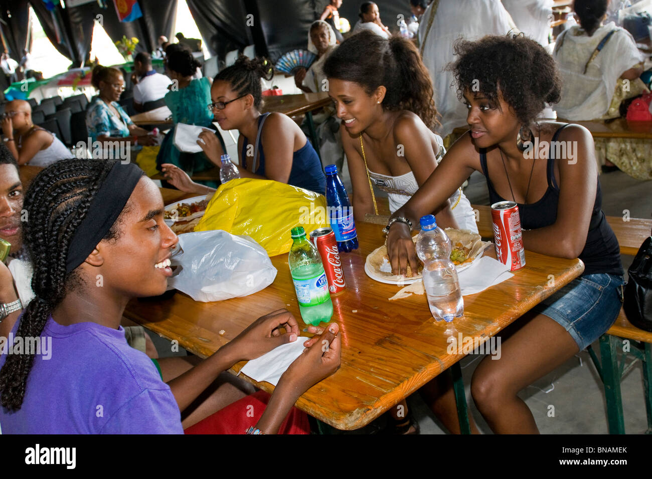 Young eritrean, Festival of the Eritrean people in Italy, Cinisello ...