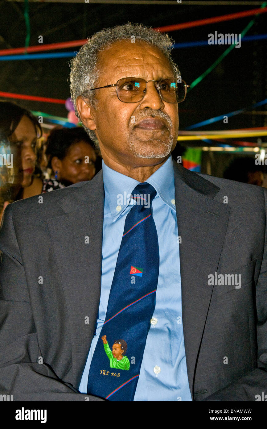 Zemede Tekle Eritrean Ambassador in Italy Stock Photo - Alamy