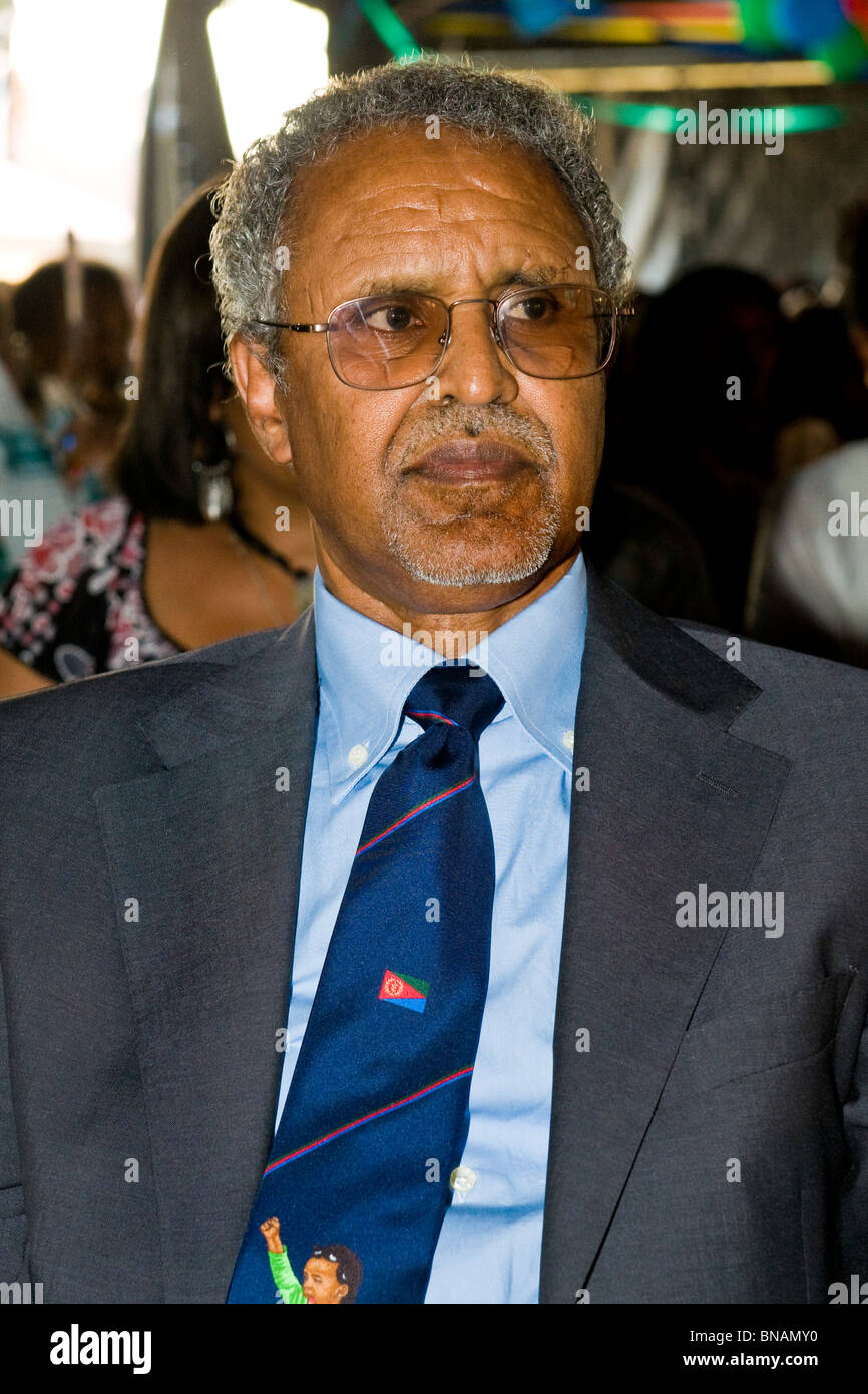 Zemede Tekle Eritrean Ambassador in Italy Stock Photo - Alamy