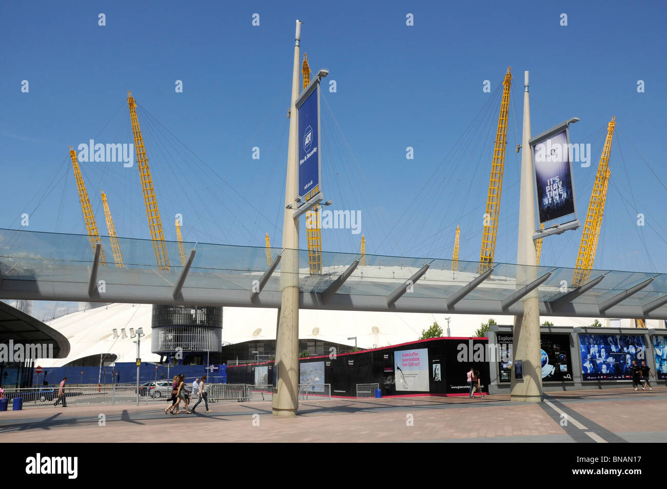 UK Views of the Millennium Dome and O2 Arena new Olympic access from ...