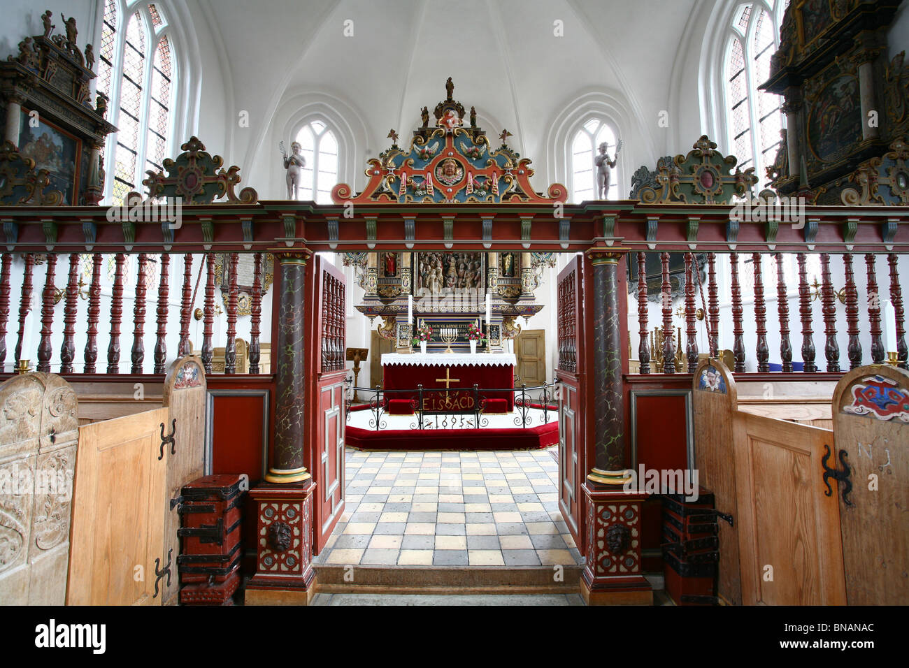 Church in denmark Stock Photo - Alamy