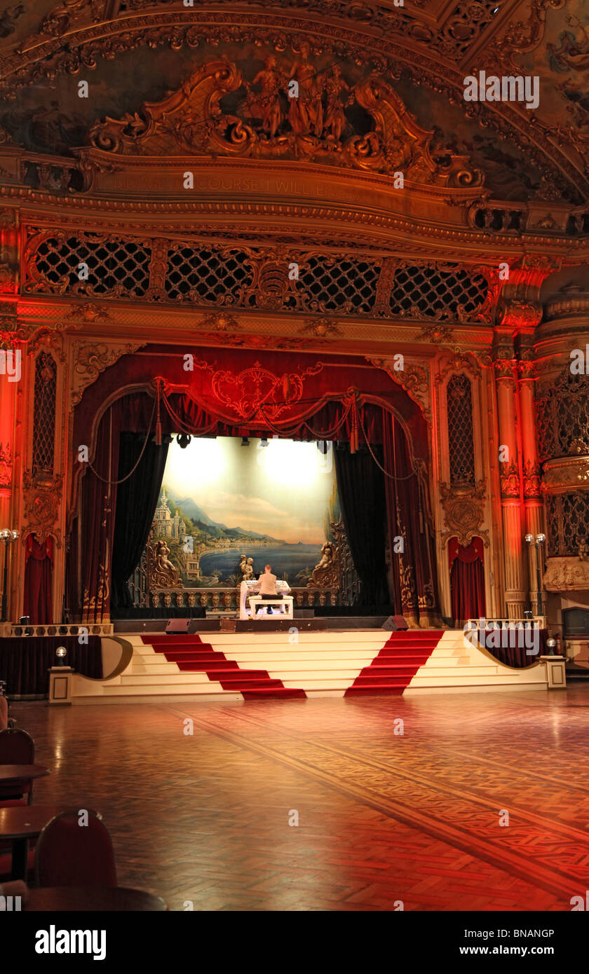 Tower Ballroom, Blackpool Tower Stock Photo - Alamy