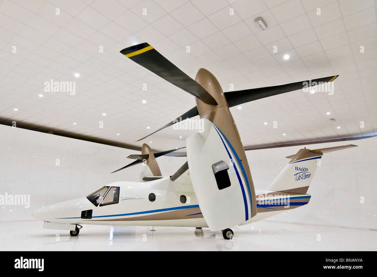 BA 609 tilt rotor, Agusta Westland, Volandia fly museum, Malpensa ...