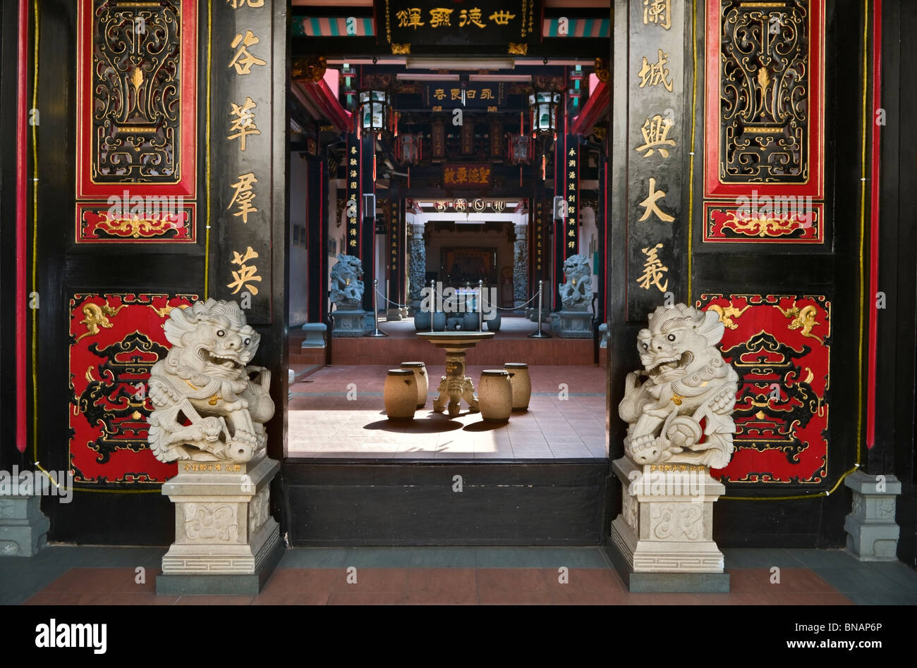 Eng Choon Chinese temple Malacca Melaka Chinatown Malaysia Stock Photo ...