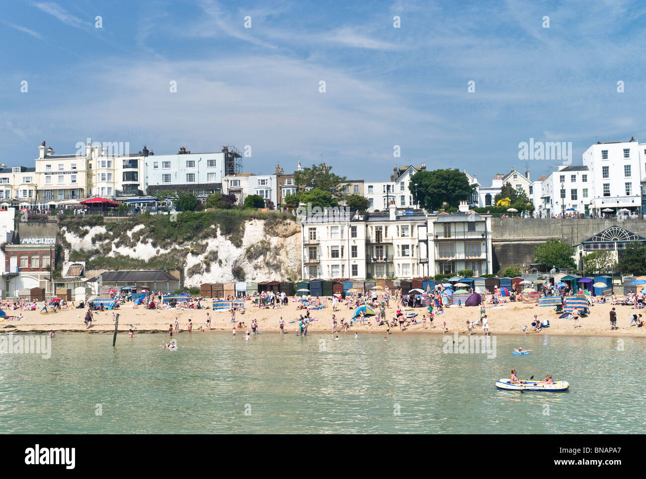 Summer at the Beach at Broadstairs, Kent, England, UK Stock Photo - Alamy
