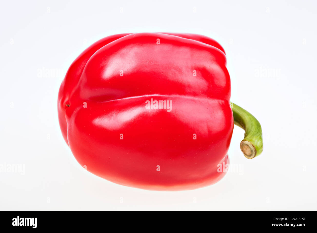 Red pepper isolated over white background Stock Photo - Alamy