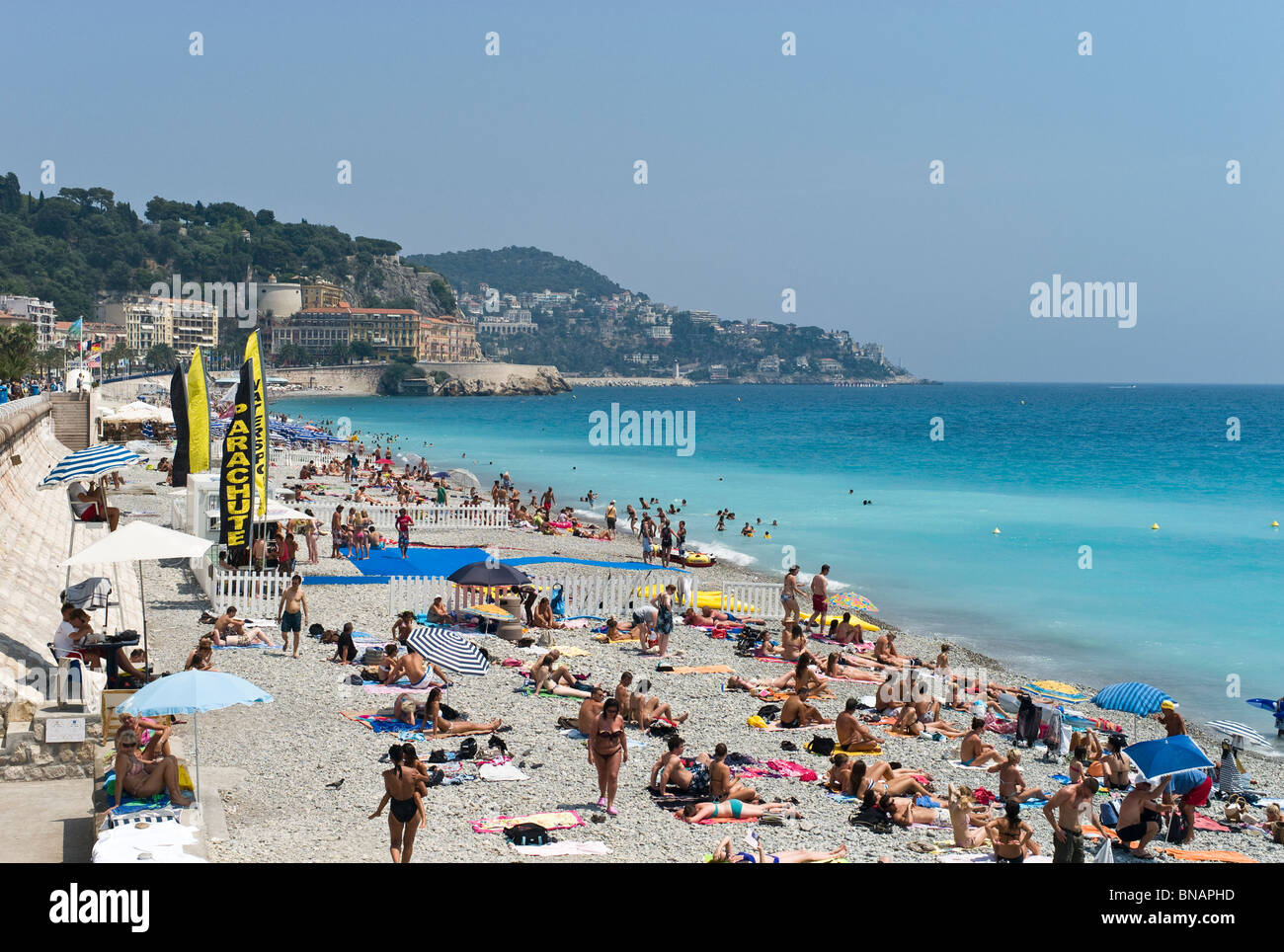 The Beach, Nice, Cote D'Azur, France Stock Photo - Alamy