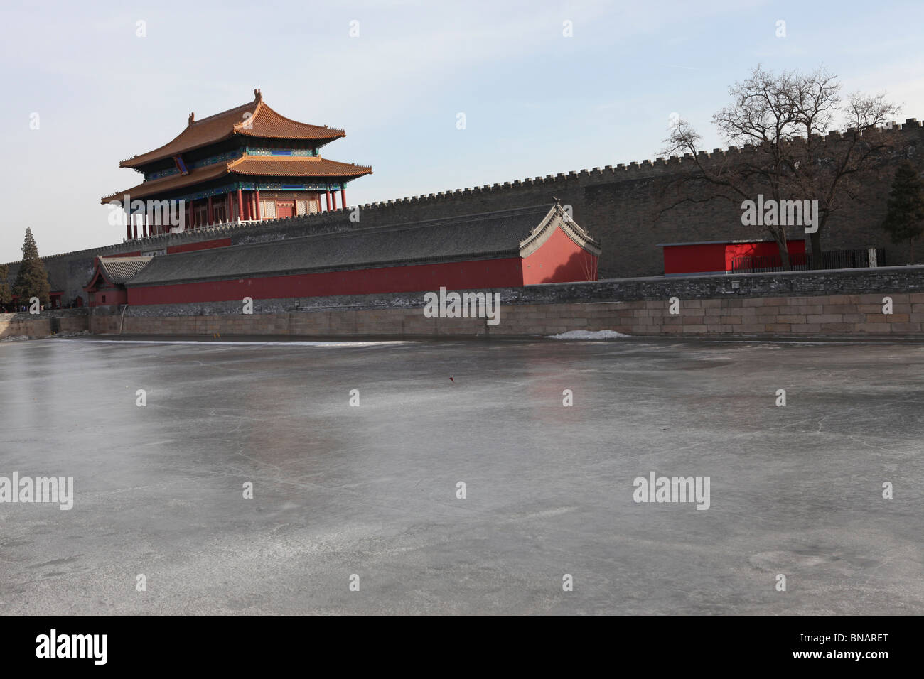 China, Beijing, Guard tower, Forbidden City Stock Photo - Alamy