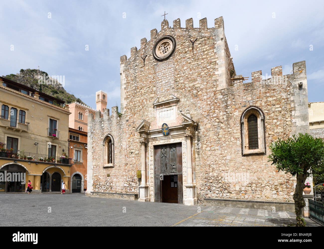 The Duomo (Cathedral), Taormina, Sicily, Italy Stock Photo - Alamy