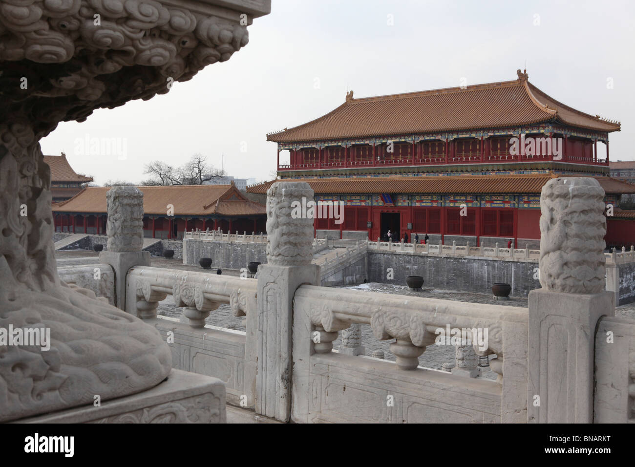 China, Beijing, The Imperial Palace in the Forbidden City Stock Photo ...