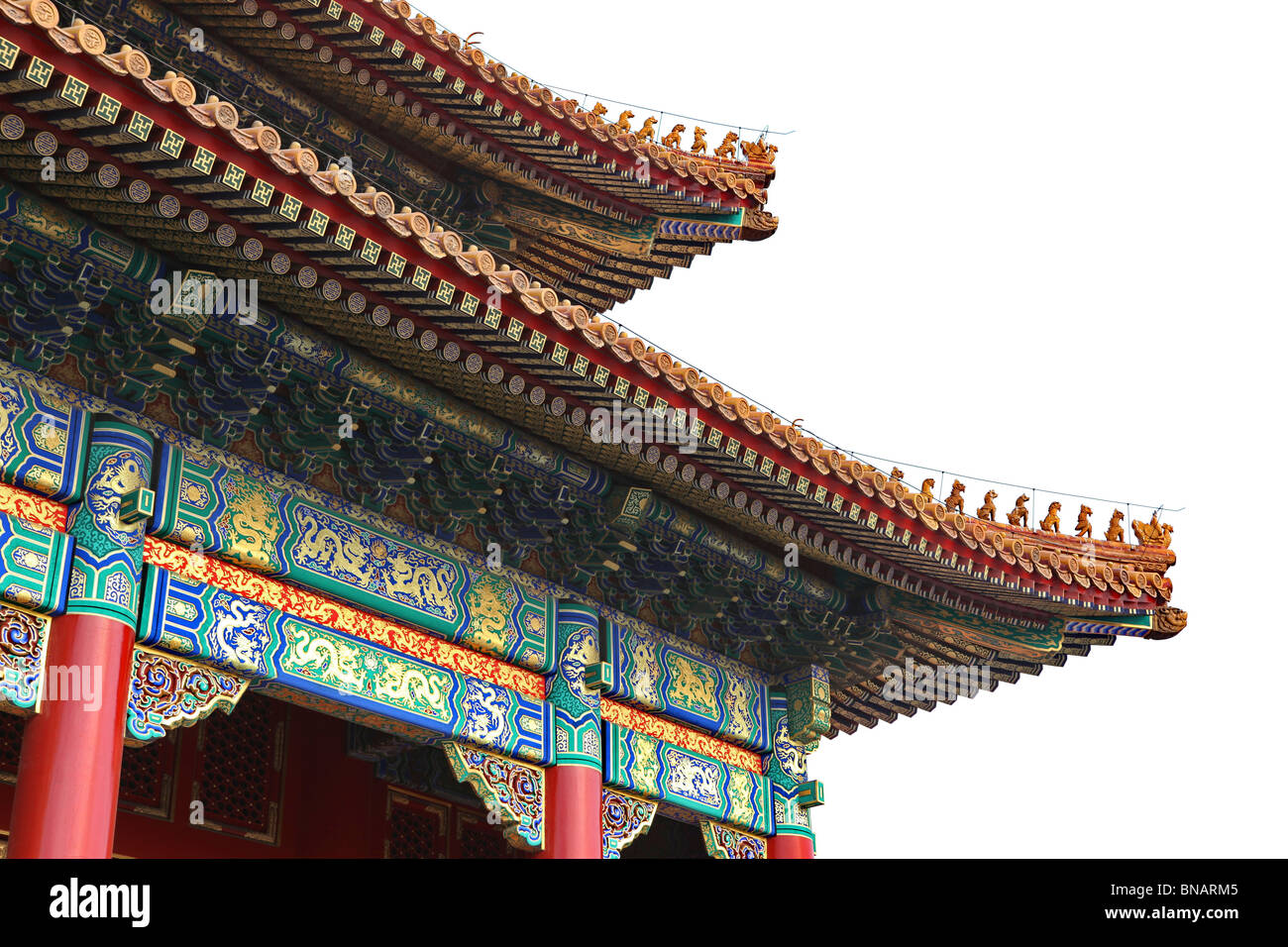 China, Beijing, The Imperial Palace in the Forbidden City Stock Photo ...