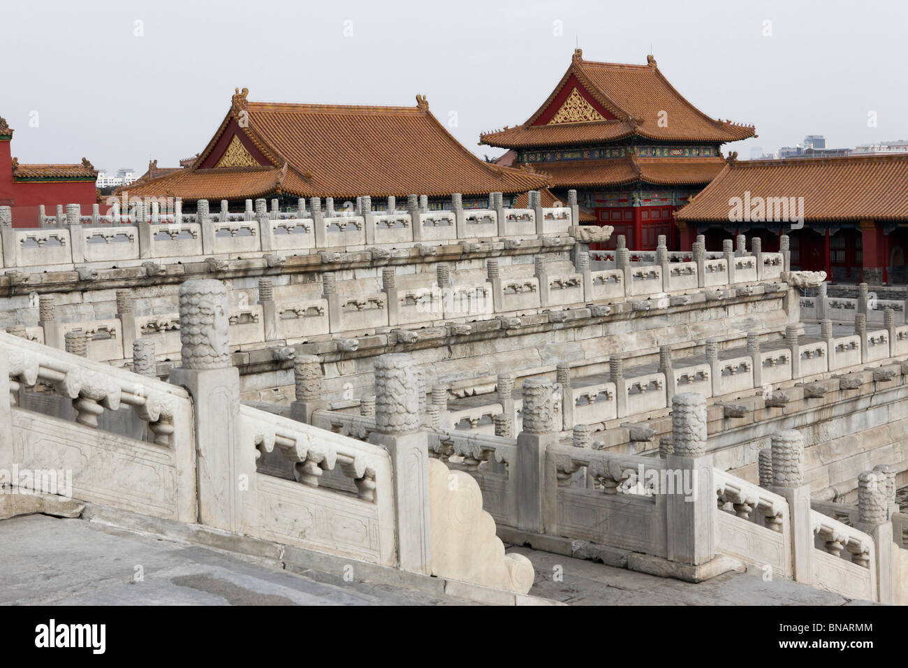China, Beijing, The Imperial Palace in the Forbidden City Stock Photo ...
