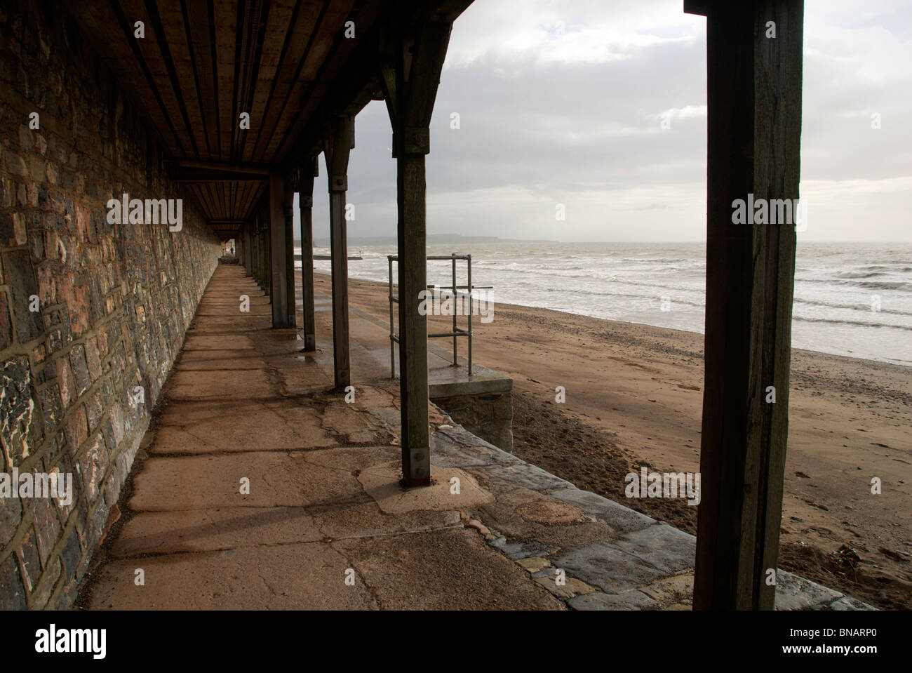 Dawlish Devon UK Beach Front Sea Railway Stock Photo - Alamy