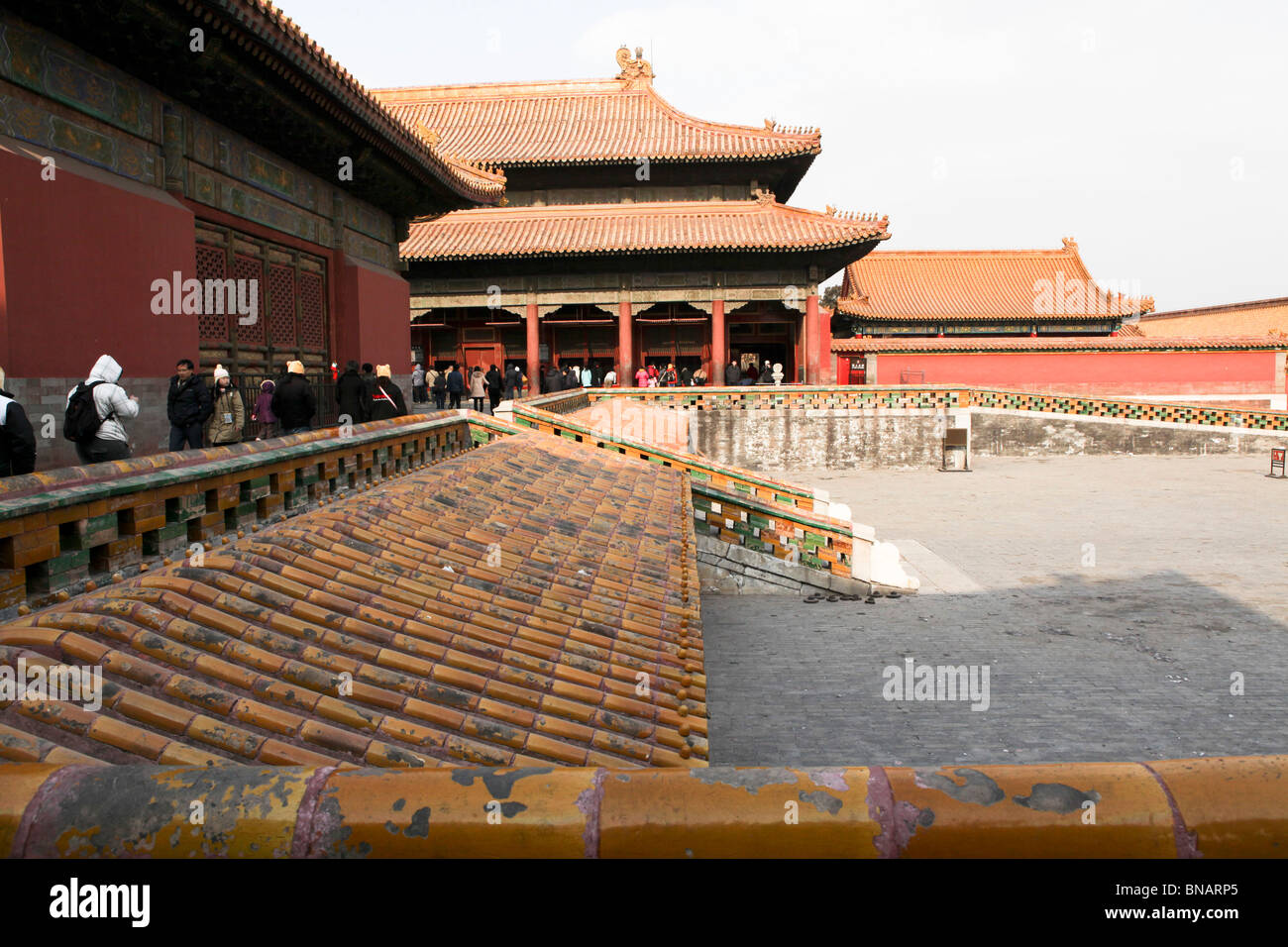 China, Beijing, The Imperial Palace in the Forbidden City Stock Photo ...