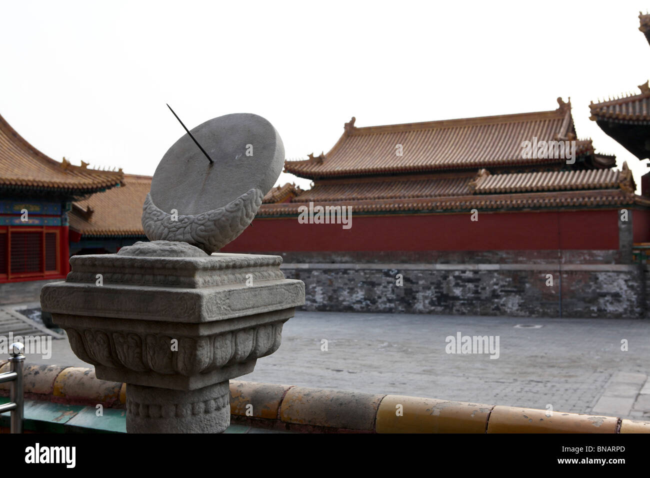 China, Beijing, The Imperial Palace in the Forbidden City Marble ...