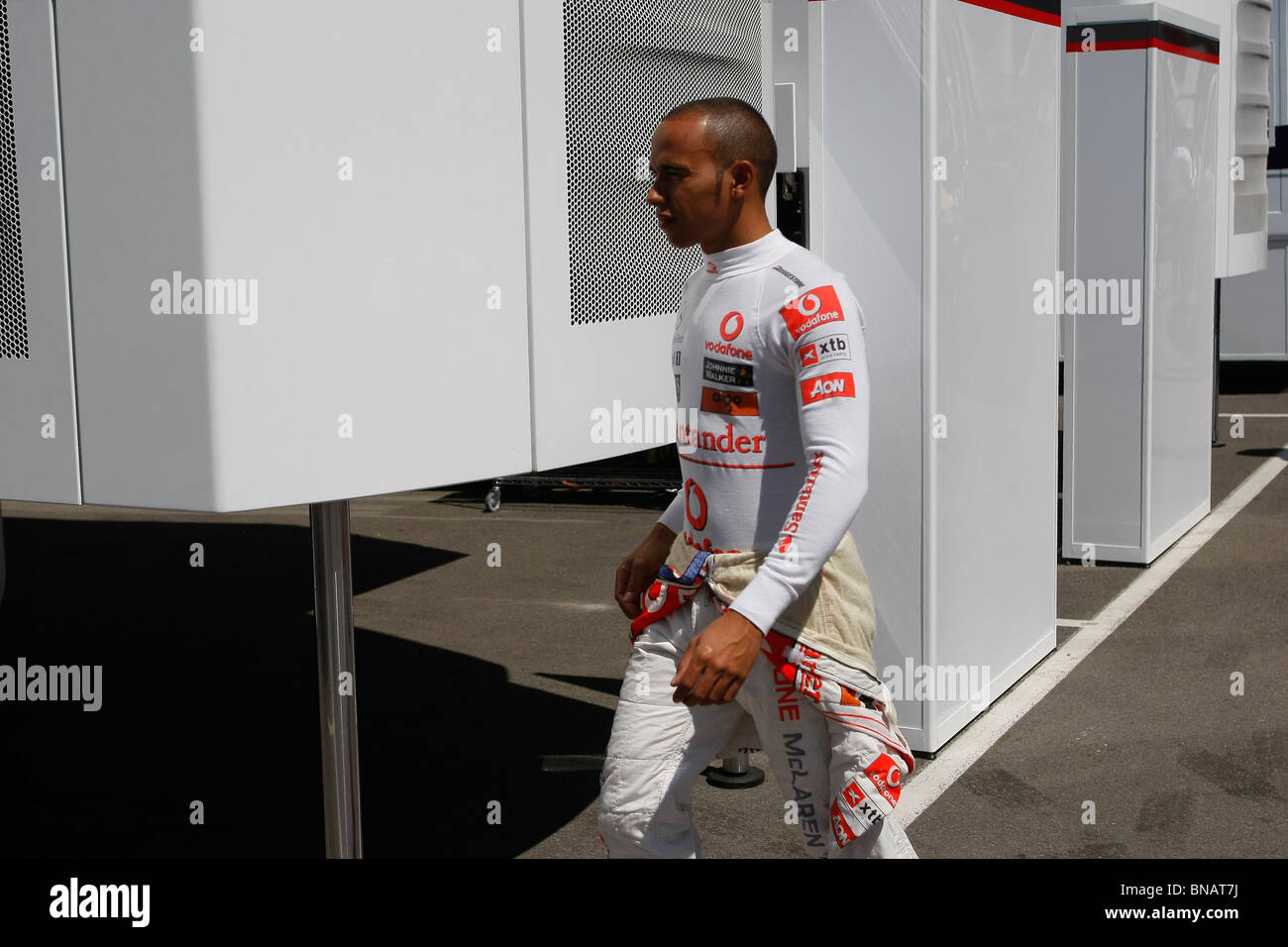 Lewis hamilton 2010 silverstone hi-res stock photography and images - Alamy