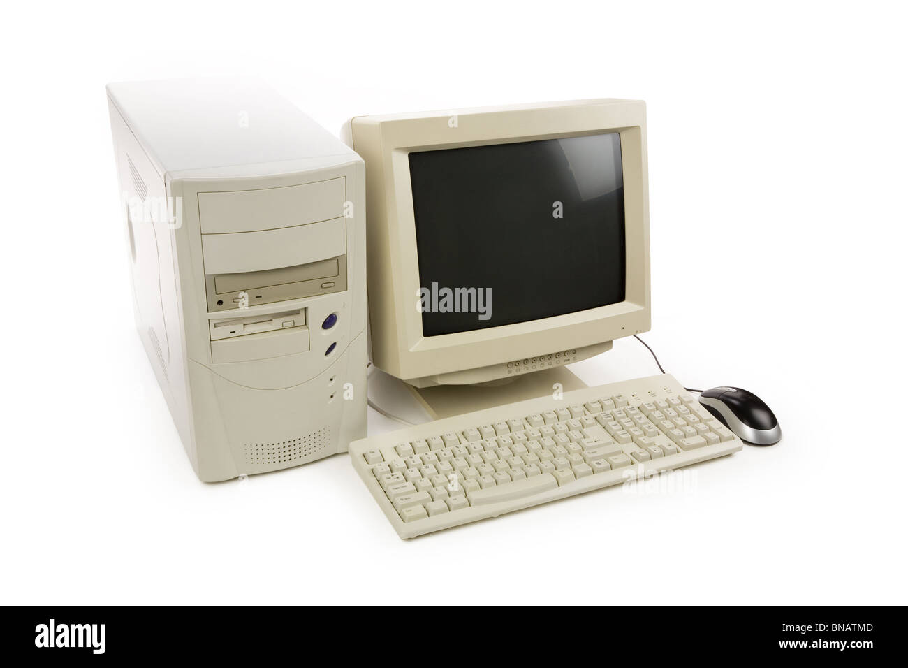 Desktop Computer close up shot Stock Photo - Alamy