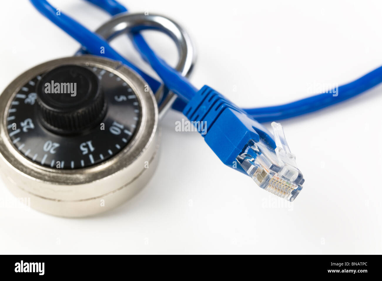 Security cable lock hi-res stock photography and images - Alamy