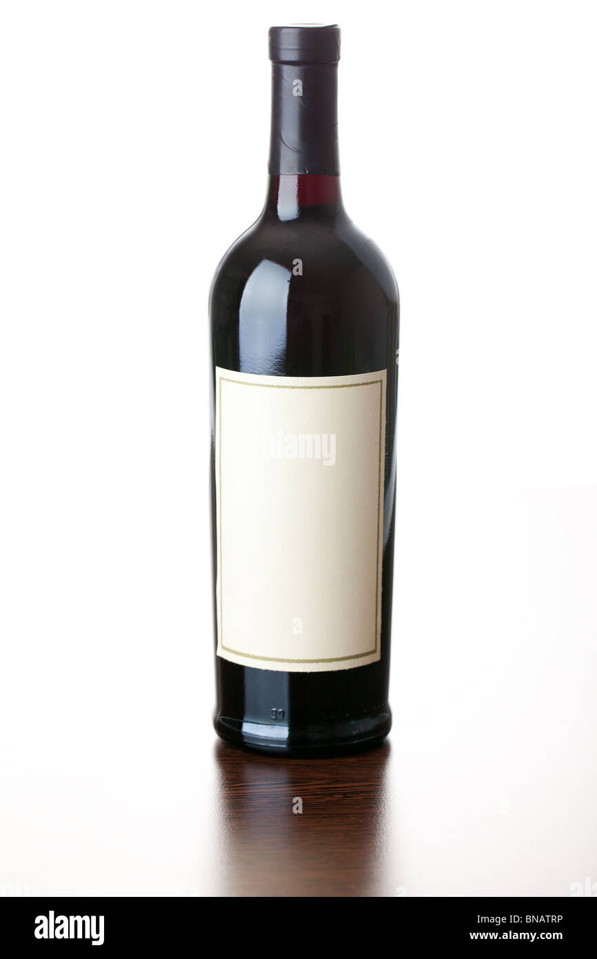 bottle of red wine Stock Photo - Alamy