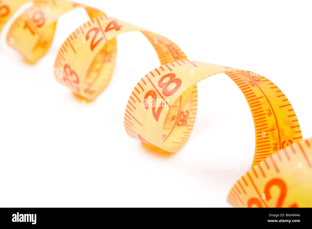 Tape Measure with white background Stock Photo - Alamy