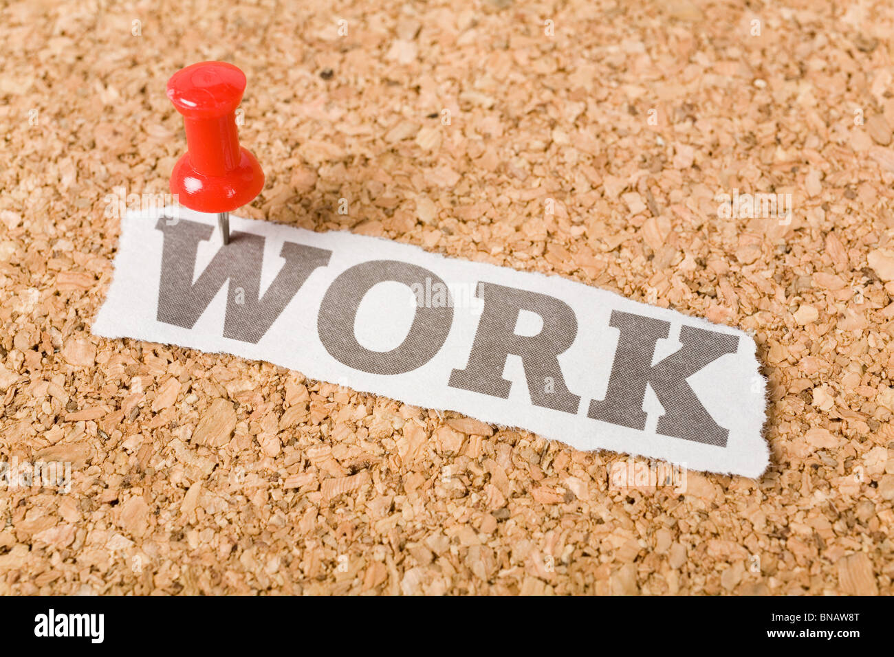 Headline work, concept of work Stock Photo - Alamy