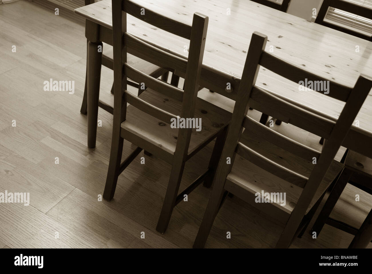 dining room and dining table for background Stock Photo - Alamy