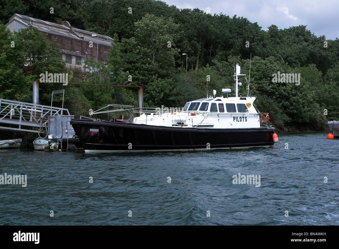 Pilot Boat. Fowey. Cornwall Stock Photo - Alamy