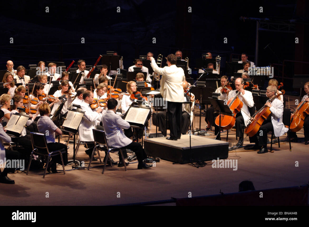 Colorado Symphony Orchestra at Red Rocks Stock Photo - Alamy