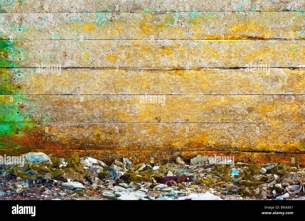 Dirty rotten wooden wall abandoned rural building Stock Photo - Alamy