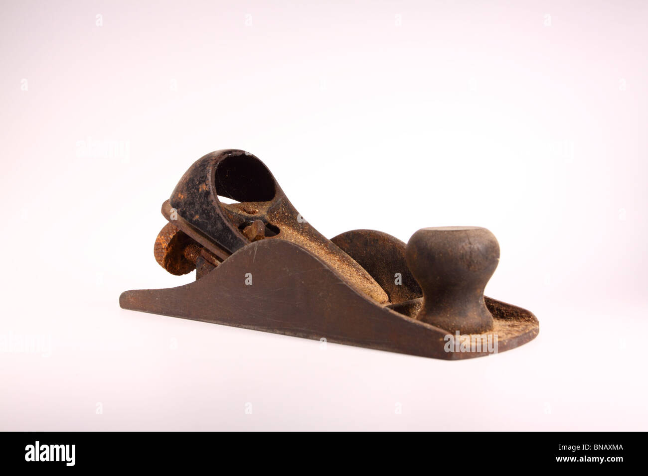 old hand plane tool Stock Photo - Alamy