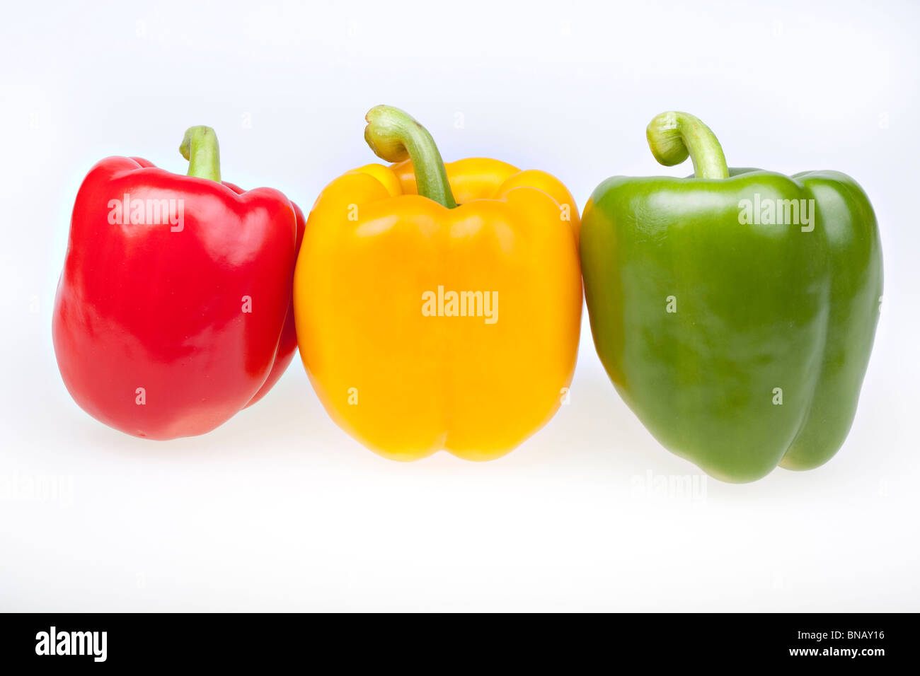 Fresh sweet pepper isolated on white background Stock Photo - Alamy