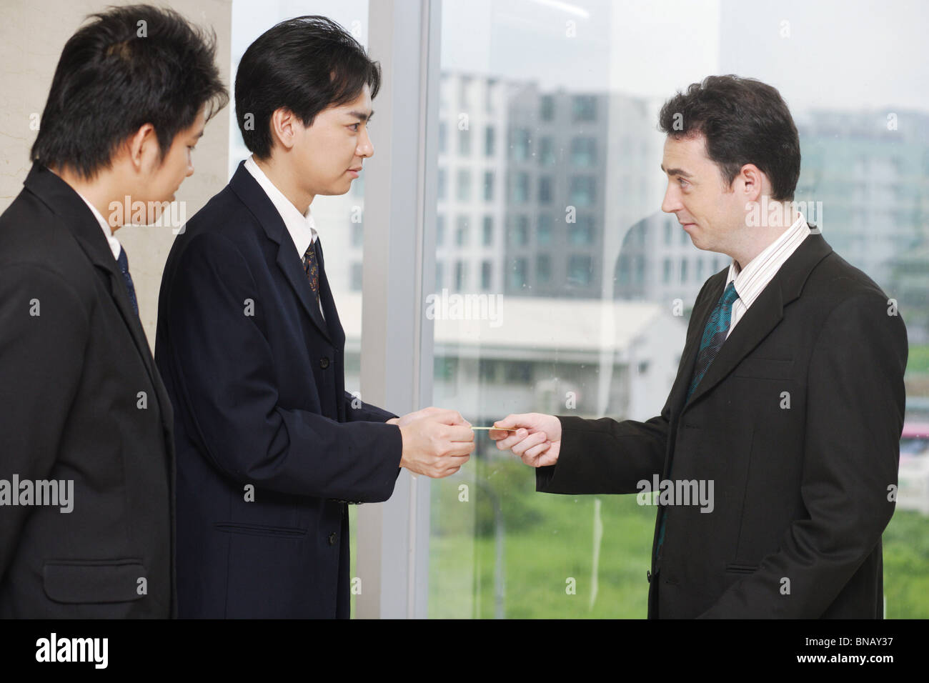 white-collar workers working in office Stock Photo - Alamy