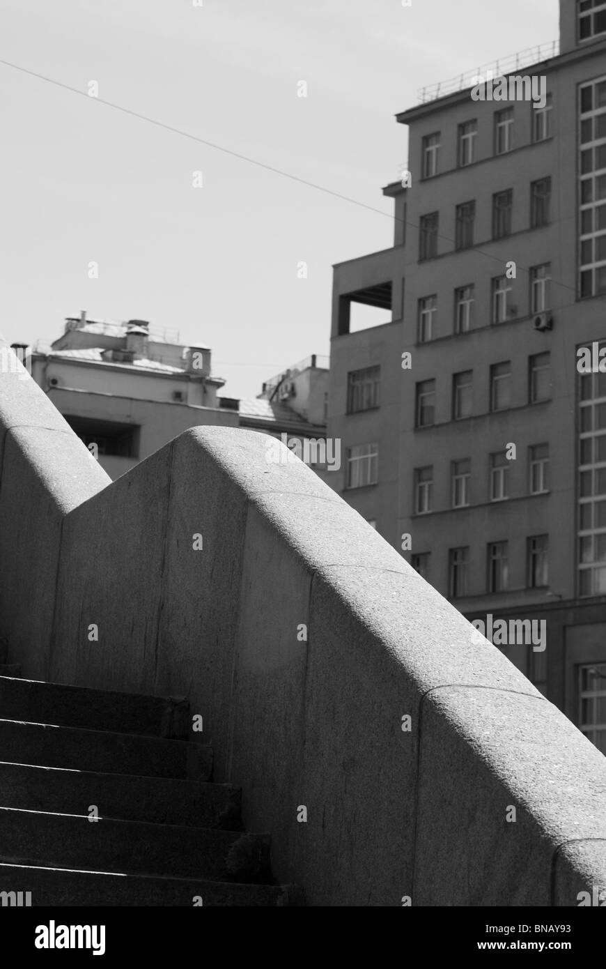 Stairs to upstairs Black and White Stock Photos & Images - Alamy