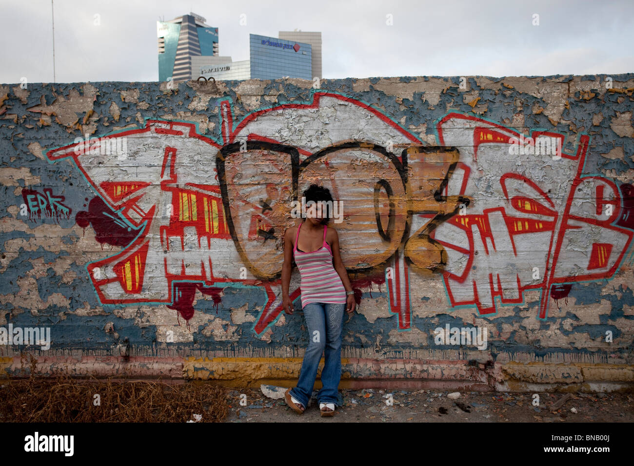 An Arab Prostitute Narcotic Addict Posing In Neve Shaanan Neighborhood