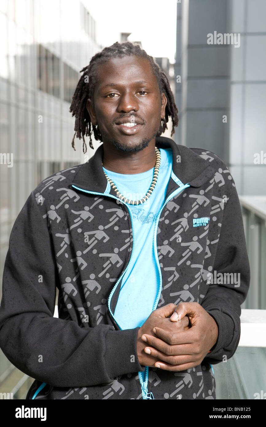 Emmanuel Jal Sudanese musician and former child soldier Stock Photo - Alamy
