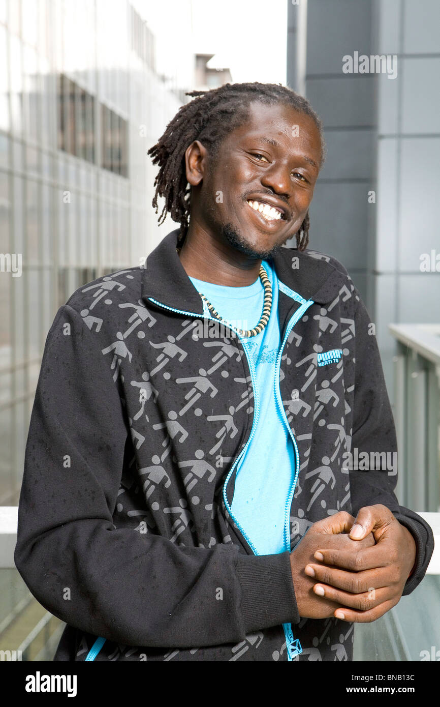 Emmanuel Jal Sudanese musician and former child soldier Stock Photo - Alamy