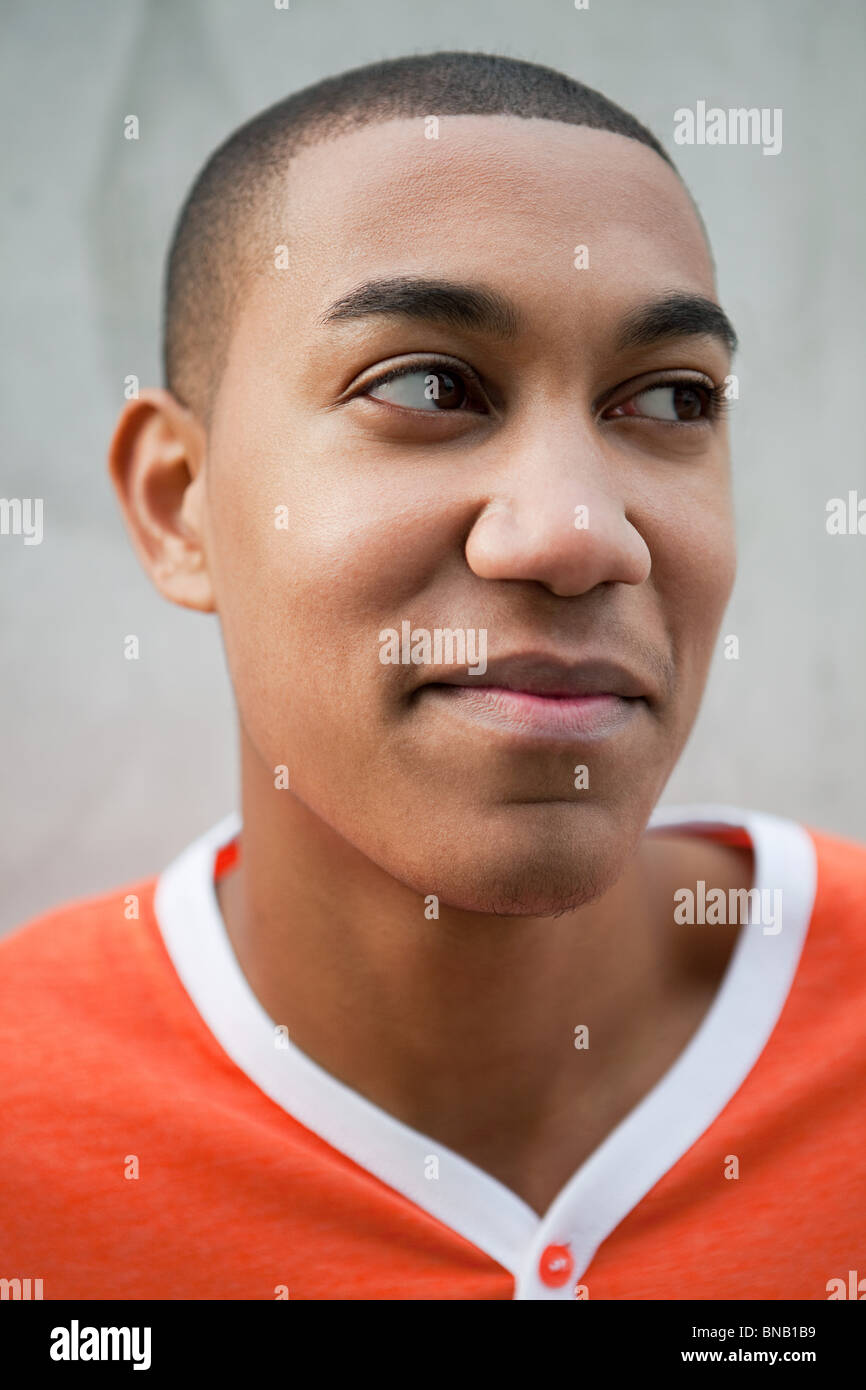 Portrait of a young man Stock Photo - Alamy